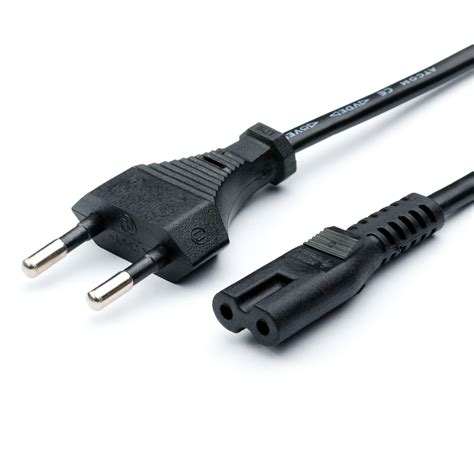 Кабель живлення Atcom 2 контактний Mark 0 5mm On Cable Cee 7 16 Iec C7 2 Pin довжина 1 8 м