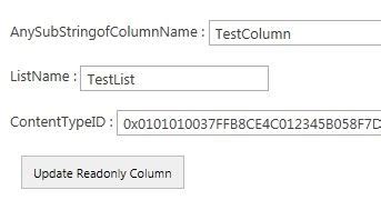 Enable SharePoint Read Only Columns Of List Library