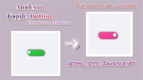 How To Create A Smooth Toggle Button Animation Using Html Css And