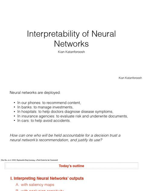 Lecture 7 Interpretability Of Nn Pdf Artificial Neural Network Machine Learning