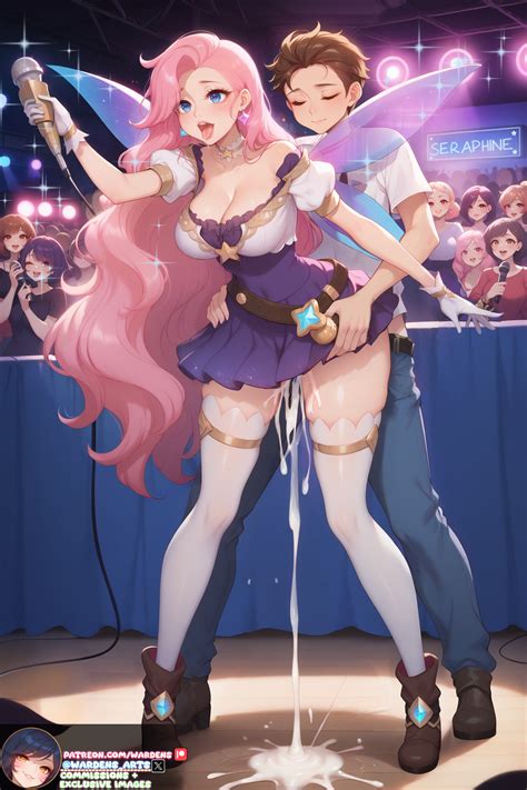 Rule Babe Ai Assisted Ai Generated Blue Eyes Blush Boots Breasts Bystander Bystanders