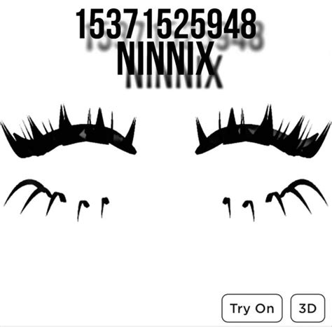 Roblox Code Eyelashes En 2025 Costumes De Personnages Dessin De Créatures Personnages Féminins