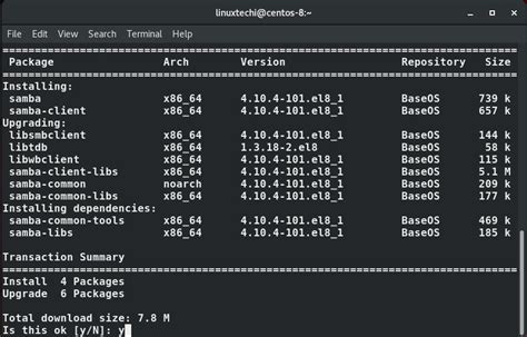 How To Install And Configure Samba On RHEL 8 CentOS 8