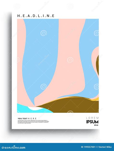 Modern Abstract Covers Cool Gradient Shapes Composition Vector Covers