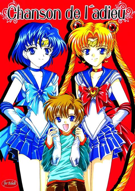 Safebooru Bishoujo Senshi Sailor Moon Blonde Hair Blue Eyes Blue Hair