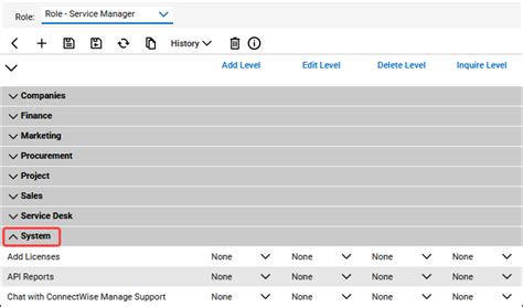 Customer Portal Admin Security Changes ConnectWise Manage