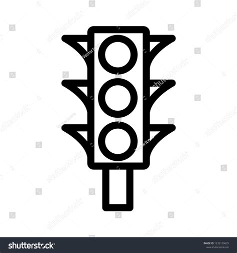 Semaphore Vector Icon Stock Vector Royalty Free Shutterstock