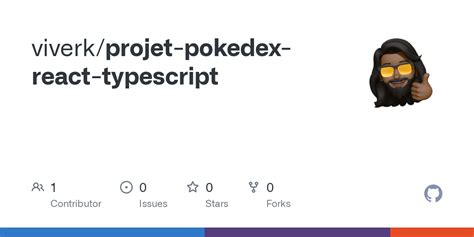 Github Viverkprojet Pokedex React Typescript