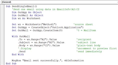 How To Create A Macro To Send Email From Excel Using Vba Excel Insider