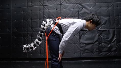 Bionic Tail Helps With Balance Looking Like A Velociraptor Nerdist