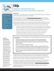 Safe Injection Practices Essential FAQs For Healthcare Personnel Course Hero