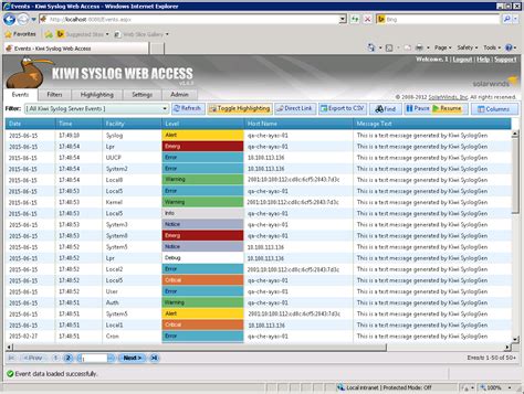Solarwinds Kiwi Syslog Server