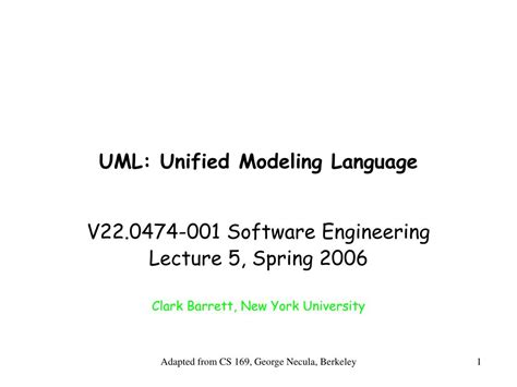 Ppt Uml Unified Modeling Language Powerpoint Presentation Free
