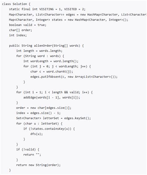 拓扑排序 深度优先搜索解决问题