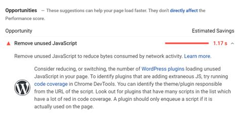 How To Remove Unused Javascript In Wordpress