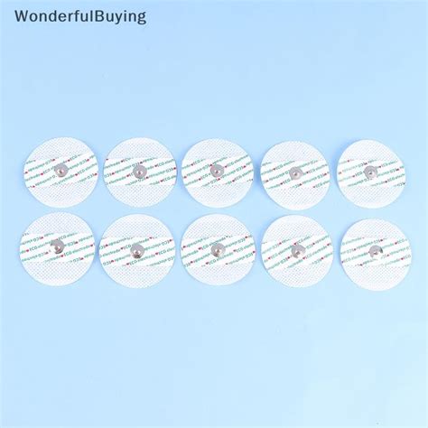 Wbth 10 ชิ้น Ecg Ekg Electrode Patch ทางการแพทย์ทิ้ง Ecg อุปกรณ์เสริม