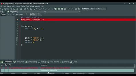 C Language Course Urduhindi Lecture 72include Youtube