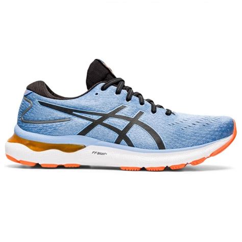 Asics Mens Gel Nimbus 24 Light Blue Running Shoes Bmc Sports Ireland