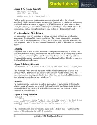 A Verilog HDL Test Bench Primer PDF