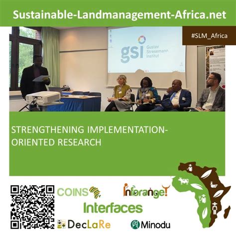Strengthening Implementation Oriented Research Sustainable Landmanagement