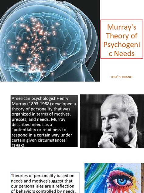 Murrays Theory Of Psychogenic Needs Pdf Motivation Motivational