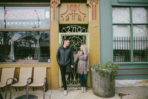 Lizzie Dan An Ohio City Engagement Session In Cleveland — Too Much