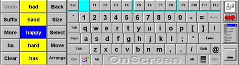 Onscreen On Screen Virtual Keyboard Gpii Unified Listing