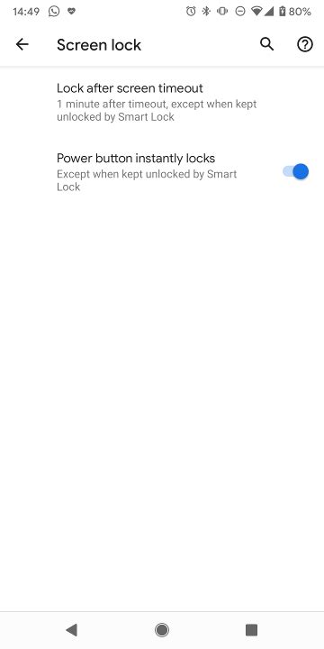 Android Set Screen Lock Settings Programmatically Stack Overflow