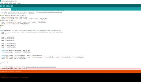 Please Help Me About Mpu 6050 Kalman Filter Code Programming Arduino Forum
