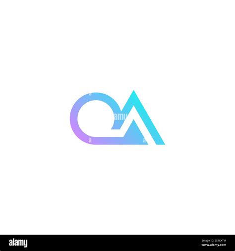 Qa Logo Initial Design Letter Qa Icon Stock Vector Image And Art Alamy