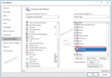 Developer Tab In Excel Vba Step By Step Instructions Explained Vbaf1
