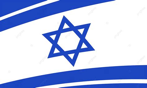 National Flag Of Israel Background Vector Israel Flag Background