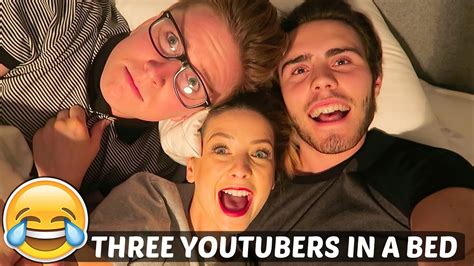THREE YOUTUBERS IN A BED YouTube THREE YOUTUBERS IN A BED YouTube