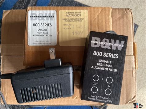 Bandw Matrix Bass Alignment Filter Pending Local Sale For Sale Us Audio Mart