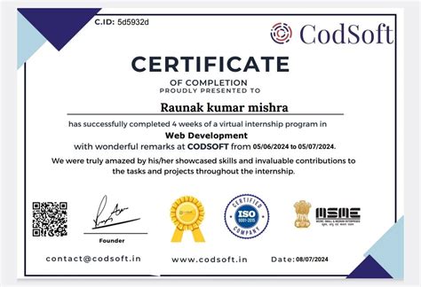 Raunak Mishra On Linkedin Internshipcompletion Codsoft Learninganddevelopment Grateful