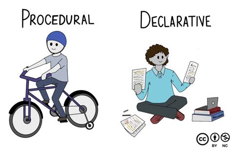 procedural and declarative knowledge learning how to learn languages