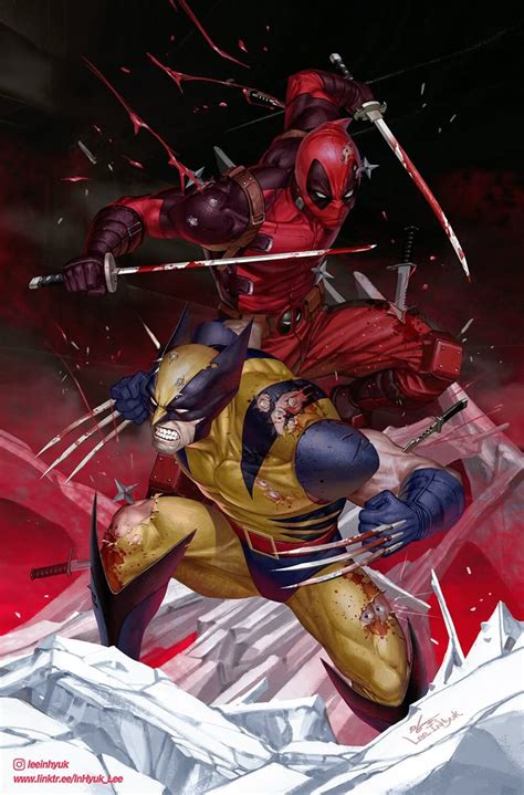 Deadpool And Wolverine Wwiii 1 Inhyuk Lee Quadrinhos Do Deadpool