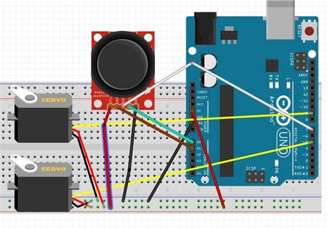 Arduino Pràctica 13 Control De Dos Servos Amb Un Joystick Coses De Tecnologia