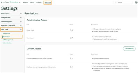 Assign Custom Access To Manage Employee Tasks Greenhouse Support
