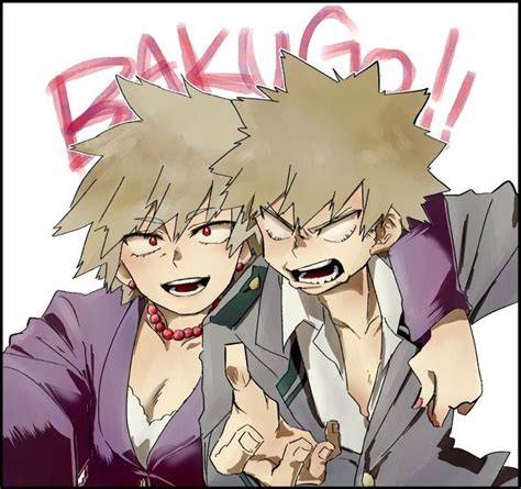 Bakugou Katsuki And Mitsuki Bnha Boku No Hero Academia