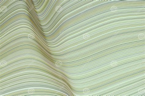 Color Abstract Line Curve And Wave Geometric Pattern Generative Art Background Concept Graphic
