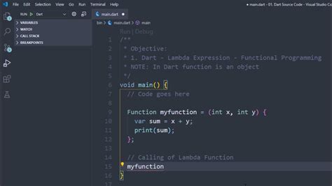 101 Dart Lambda Expression Functional Programming Dart For