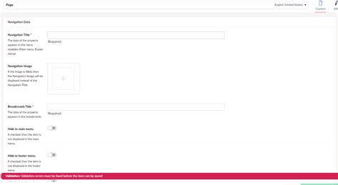 Validation Error Box Is Missing In Case Of Save And Publish · Issue