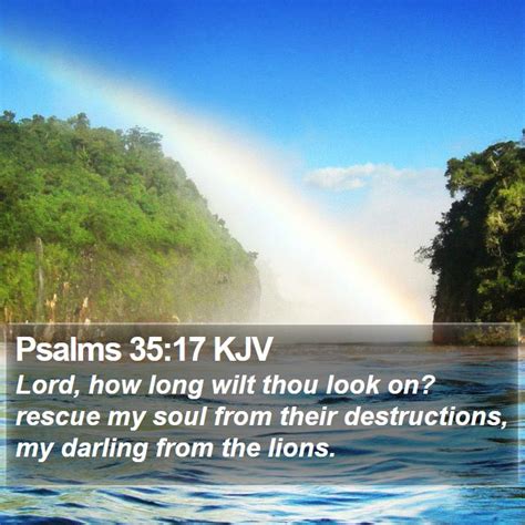 Psalms 35 17 Kjv Bible Verse Images
