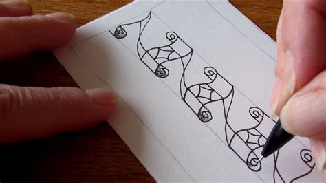 How To Draw Tanglepattern Zeta YouTube