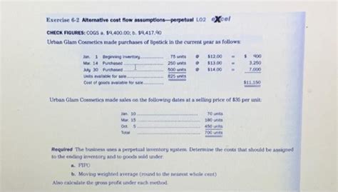 Solved Exercise 6 2 Alternative Cost Flow