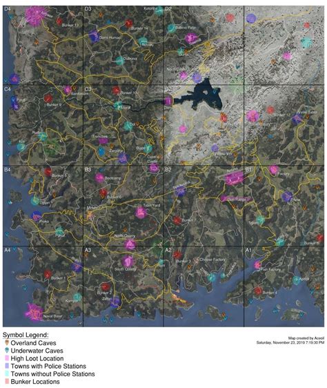 Scum Car Spawn Locations Map All Scum Location Maps