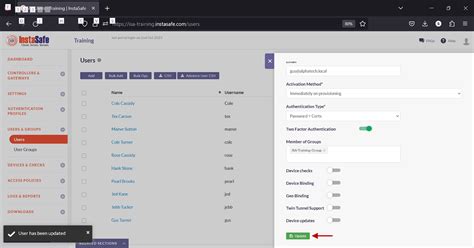Configuring Two Factor Authentication