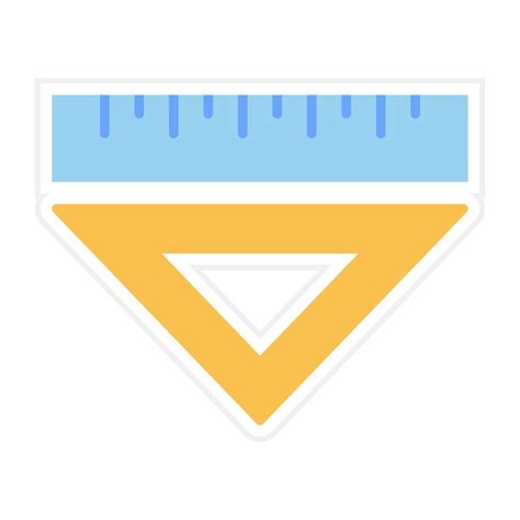 Premium Vector Ruler Flat Illustration