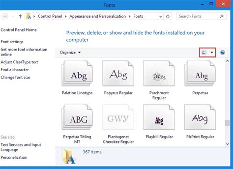 Identify Font Types In Microsoft Windows